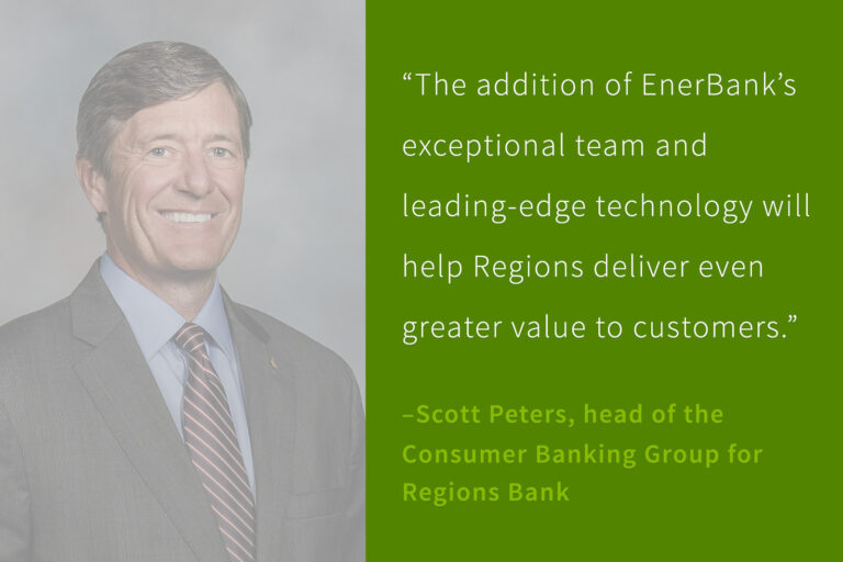 Regions Bank Closes on its Acquisition of EnerBank USA